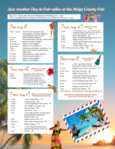 2025 Fair Schedule – The Meigs County Fair