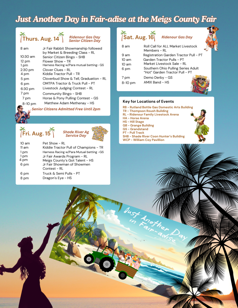 2025 Fair Schedule – The Meigs County Fair